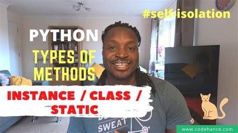 10 python types of methods instance class static