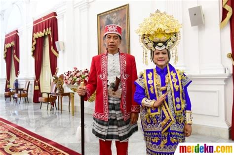 Foto Ini Makna Pakaian Adat Buton Yang Dikenakan Jokowi Di Upacara