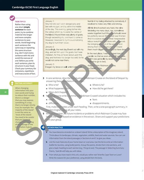 Preview Cambridge Igcse First Language English Coursebook By Cambridge