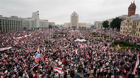 Protests Persist Against Belaruss Leader Aleksandr Lukashenko The