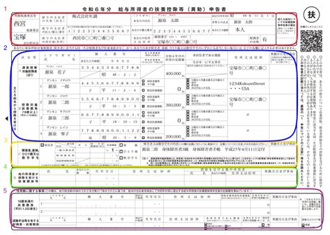 令和6年分給与所得者の扶養控除等（異動）申告書の書き方と記載例 税務会計実務ノート