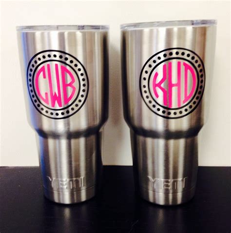 Monogrammed Yeti Tumbler 30 Oz Rambler