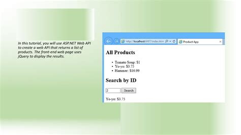 webapi online presentation