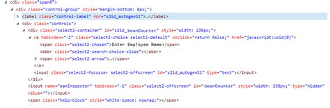 jquery filling html input boxes that were created with select2