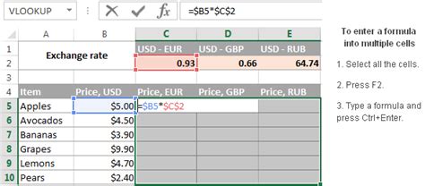 excel formula for multiple rows digsno