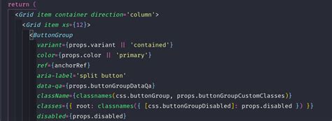 [typescript] [buttongroup] disabled shows as non valid property in