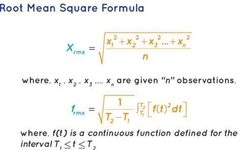 Root Mean Square Formula Trung TÂm Gia SƯ TÂm TÀi ĐỨc Hotline 091