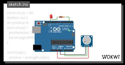 Led With Potensiometer Wokwi Esp32 Stm32 Arduino Simu