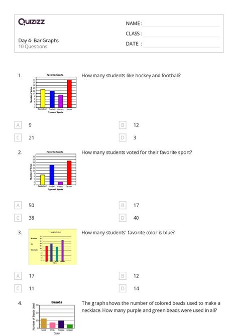 50 Scaled Bar Graphs Worksheets For 3rd Grade On Quizizz Free