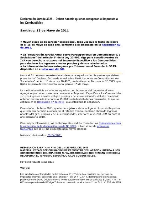 Declaración Jurada 3325 Deben Hacerla Quienes Recuperan El