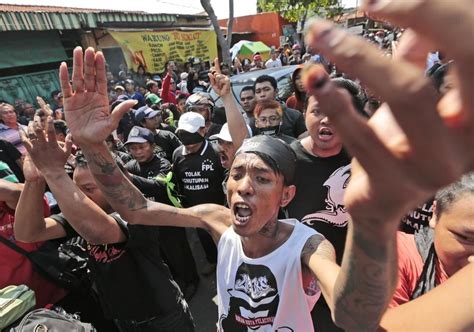 sex workers protest after indonesia shuts down massive prostitution complex