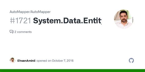 system data entity core entitycommandexecutionexception · issue 1721