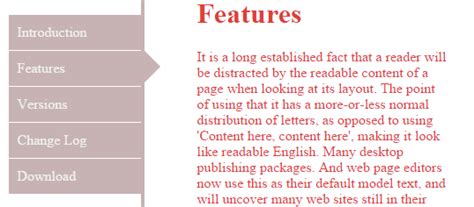 jquery active menu highlight