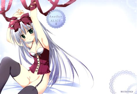 Blush Bondage Bottomless Bow Breasts Cleavage Garter Belt Gray Hair
