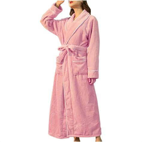 Xmmswdla Robes For Women Long Womens Robes Soft Fluffy Fleece Bath