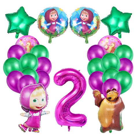 Buy Masha And The Bear Birthday Decorations Masha And The Bear Party