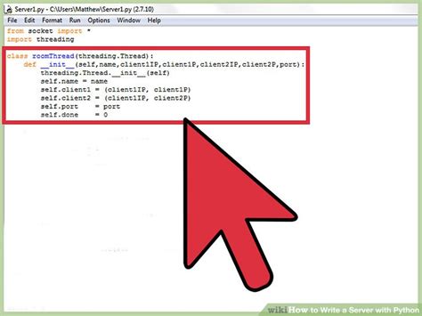 3 ways to write a server with python wikihow