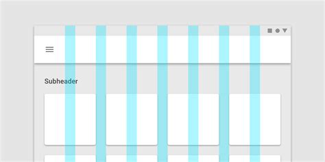 responsive layout grid material design