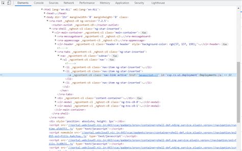 html unable to capture web element having ngcontent c6