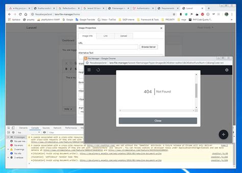 ckeditor4 x laravel ckeditor laravel file manager do not