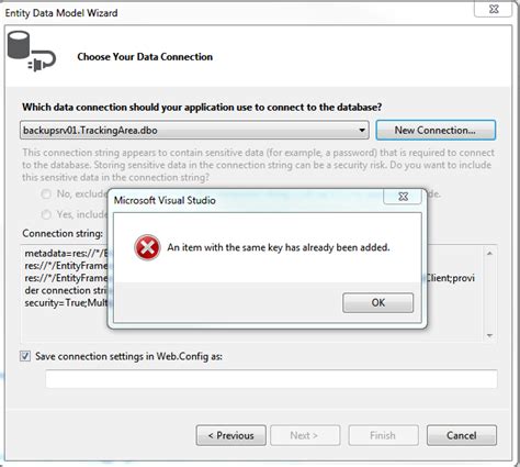 c entity framework add existing database stack overflow