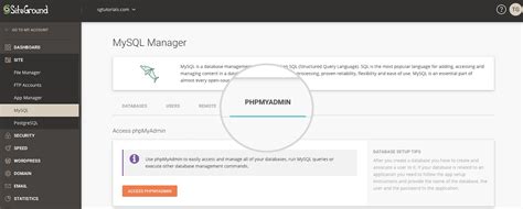how to access phpmyadmin