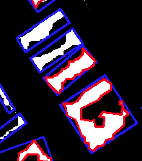 python extract contours boundries into a new image using opencv