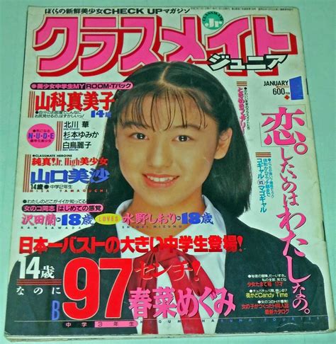 【やや傷や汚れあり】【中古】クラスメイトジュニア 1995年1月号 山口 美沙 河村 理沙 ピンクサターン 他の落札情報詳細