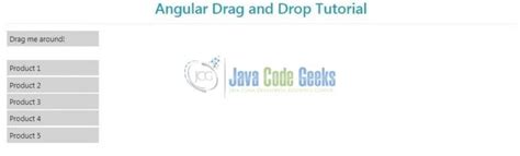 angular drag and drop example java code geeks