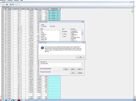 using python script in arcgis field calculator geographic