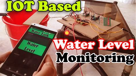 iot water level monitoring using ultrasonic sensor