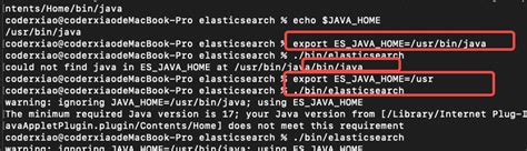 mac elasticsearch could not find java in bundled jdk 官方解决方案 zero and