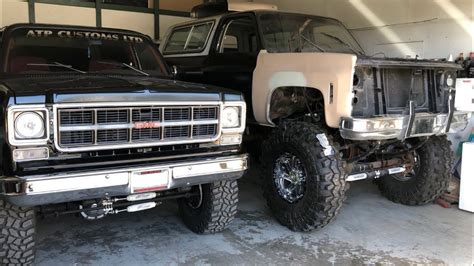 3” Body Lift Review On The Monster Blazer K5 Squarebody Chevy Youtube