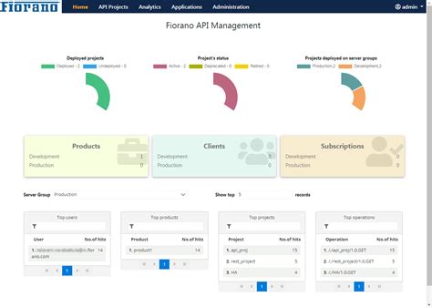 setting up and launching api dashboard api docsb fiorano product