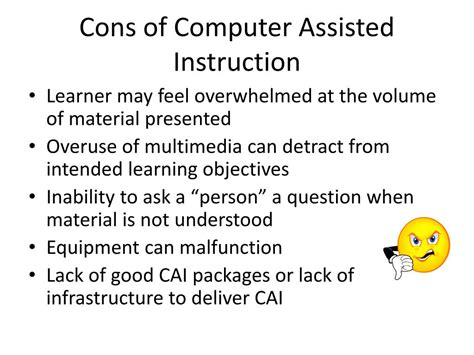Ppt Computer Assisted Instruction Powerpoint Presentation Free