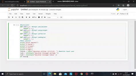 part 1 membuat aplikasi kalkulator lengkap menggunakan python images