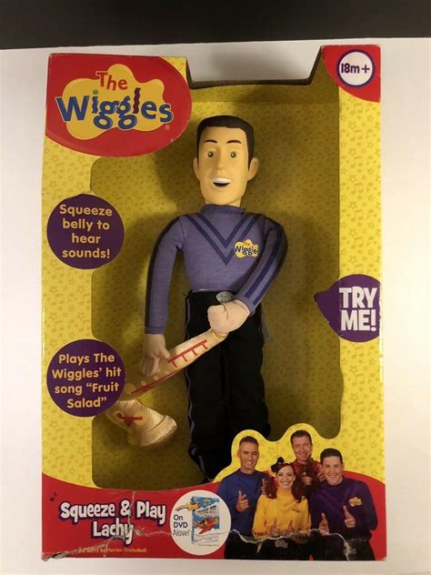 The Wiggles Squeeze And Play Lachy 15” Talking Singing Doll Wicked Cool