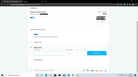 how to integrate paytm test api in node js geeksforgeeks