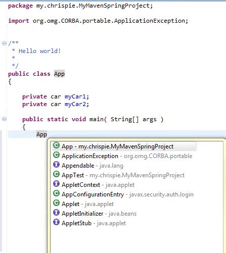 java using sts how to add application context stack