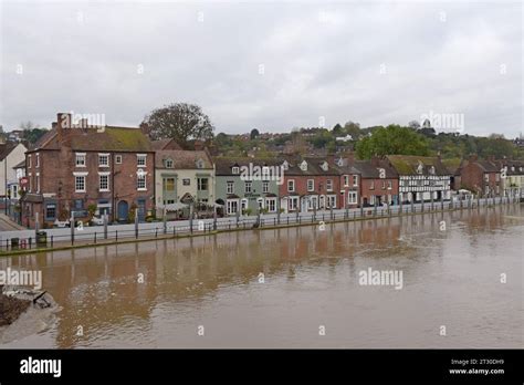 Bewdley Worcestershire 22nd October 2023 Flood Barriers Have Been