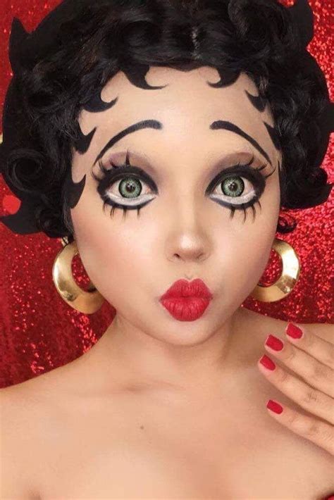 Betty Boop Ladies Halloween Costume Party Make Up Ideas Beautiful