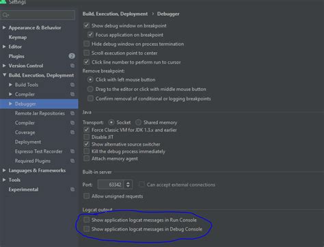 [solved] how to filter logging of flutter app in intellij console flutter
