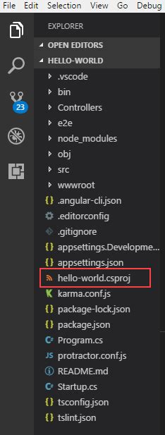 integrating asp core 2 0 and angular 4 projects using