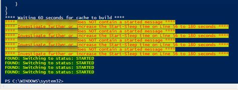 powershell read file for text wait until found then proceed stack