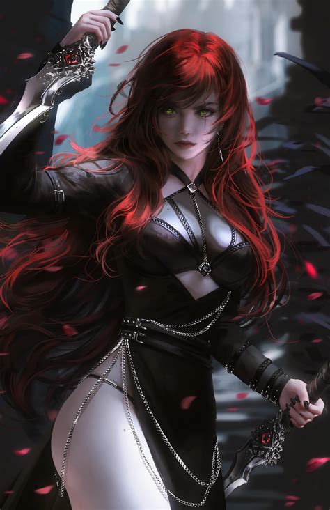 Wallpaper Nixeu Digital Art Artwork Illustration Katarina League