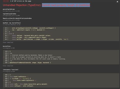 javascript cannot read property length of undefined in