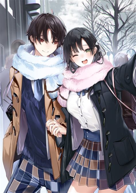 Hitotsuba Kaede And Yoshizumi Yuya Ryoushin No Shakkin Drawn By Kakao