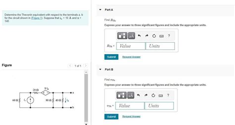 Solved Determine The Thevenin Equivalent With Respect To The