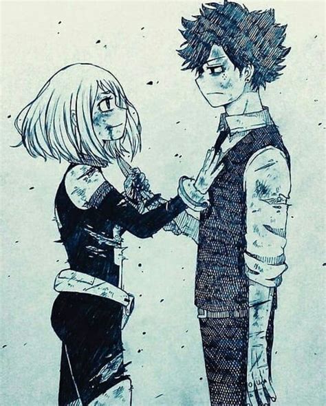Imagenes Izuku X Uraraka 💚🌸 Villain Deku Hero My Hero Academia Memes