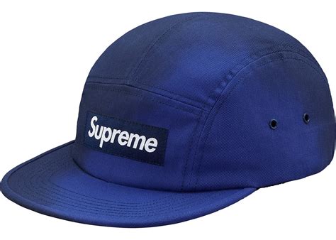 supreme reactive camp cap royal spring summer 2018